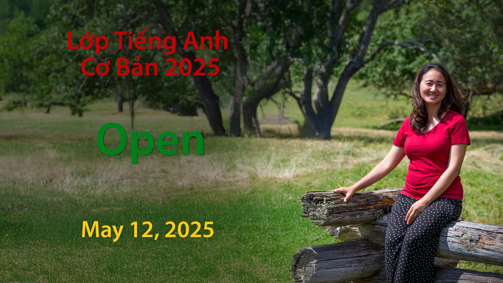 Basic English Class - Open - Study English with Us